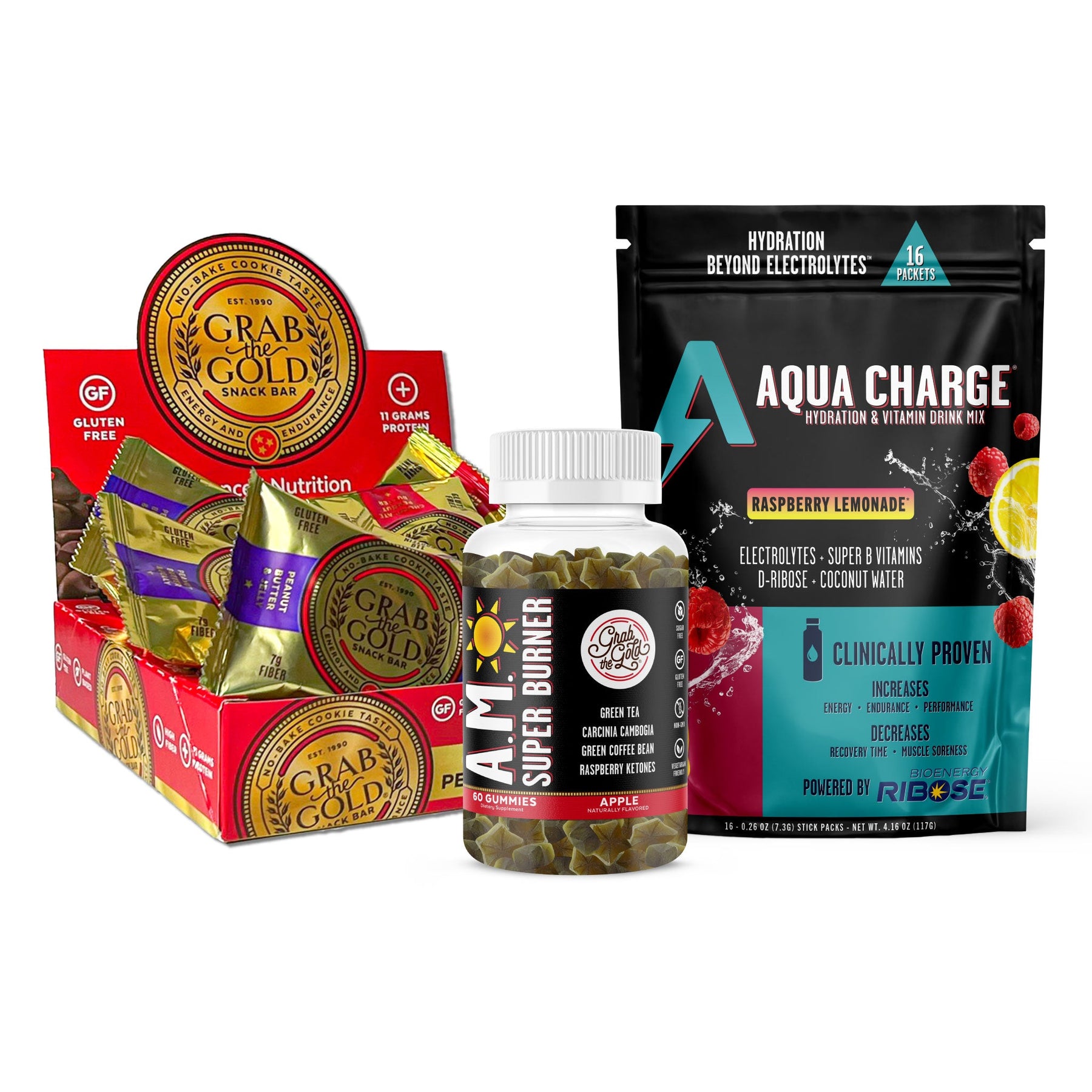 Grab The Gold Snack Bars taste like yummy no-bake cookies-11g protein